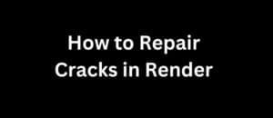 Repairing Render Cracks: A Guide for UK Homeowners