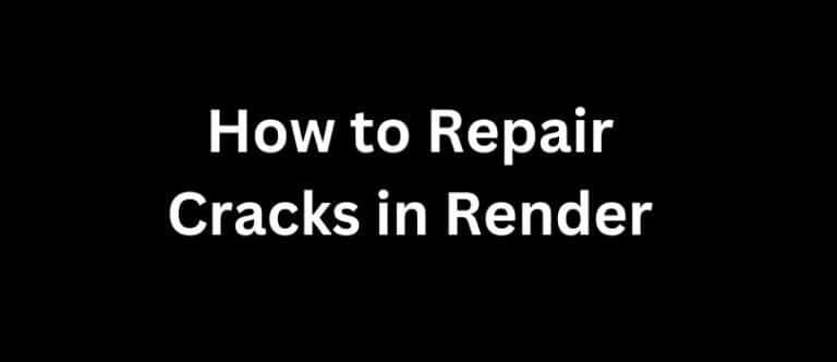 Repairing Render Cracks: A Guide for UK Homeowners
