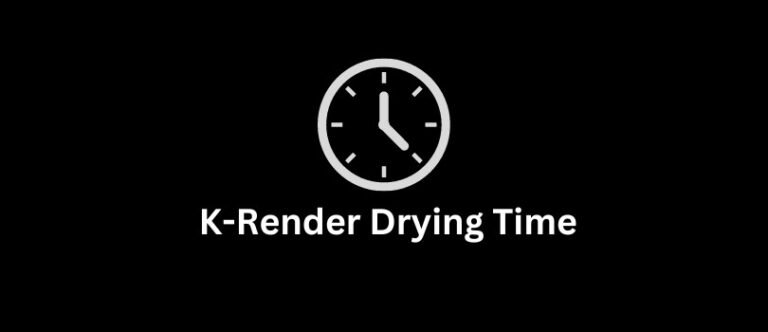 K-Render Drying Time: What You Need to Know