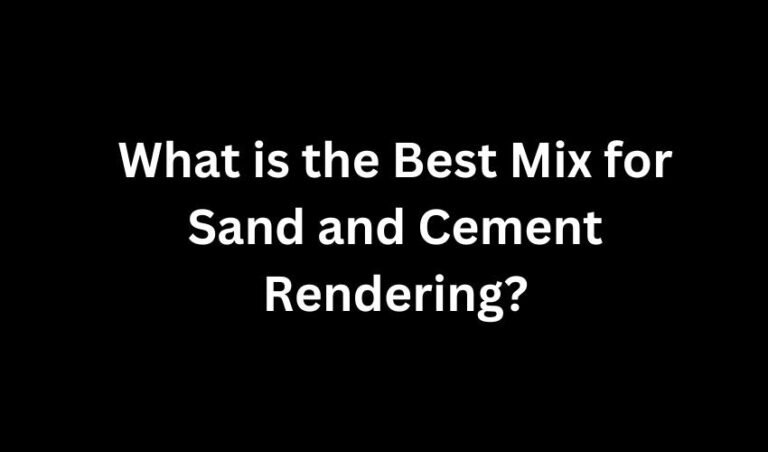 Accurate Sand & Cement Render Calculator 🏗️